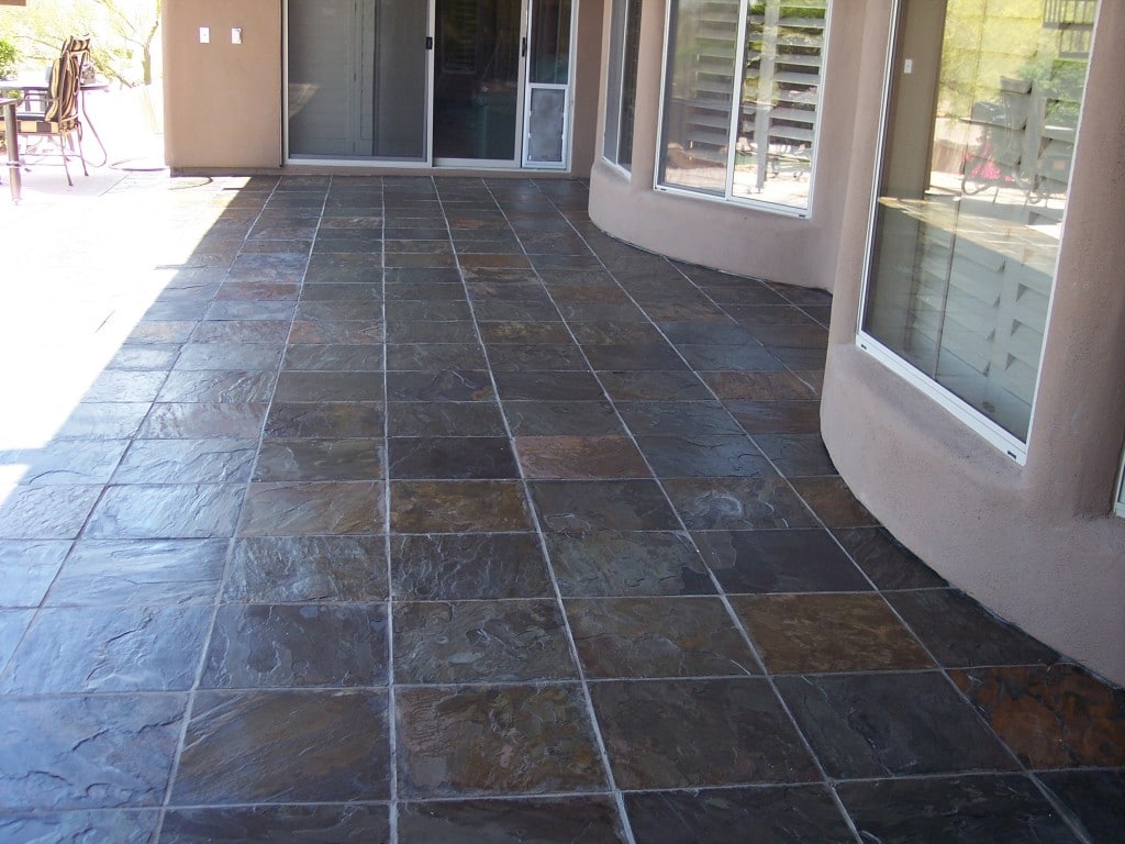 Slate & Stone Tile Cleaning | Desert Tile & Grout Care